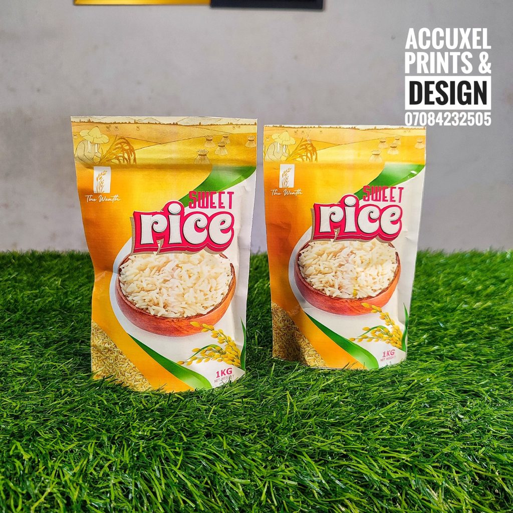 Get Custom Rice Pouch Packaging Design And Printing (Low Minimum Order ...