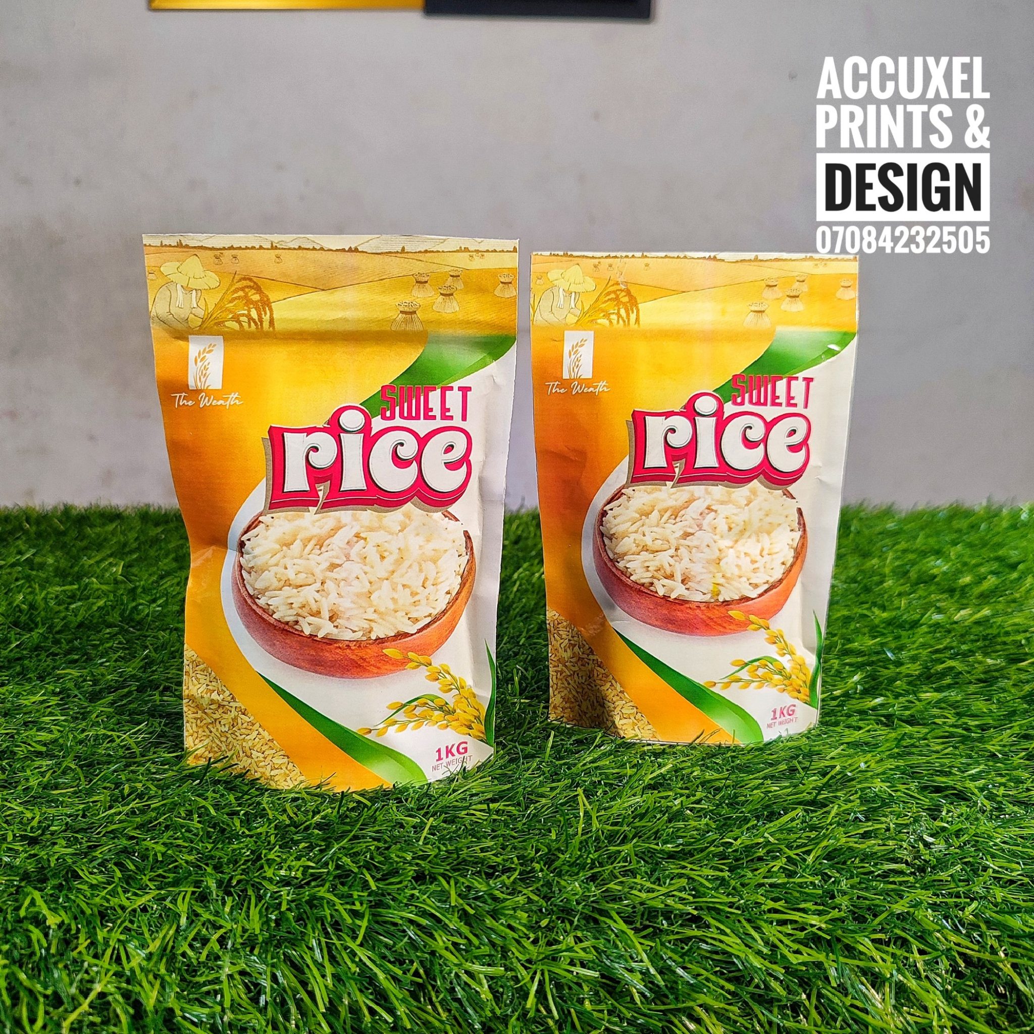 Get Custom Rice Pouch Packaging Design And Printing (Low Minimum Order ...