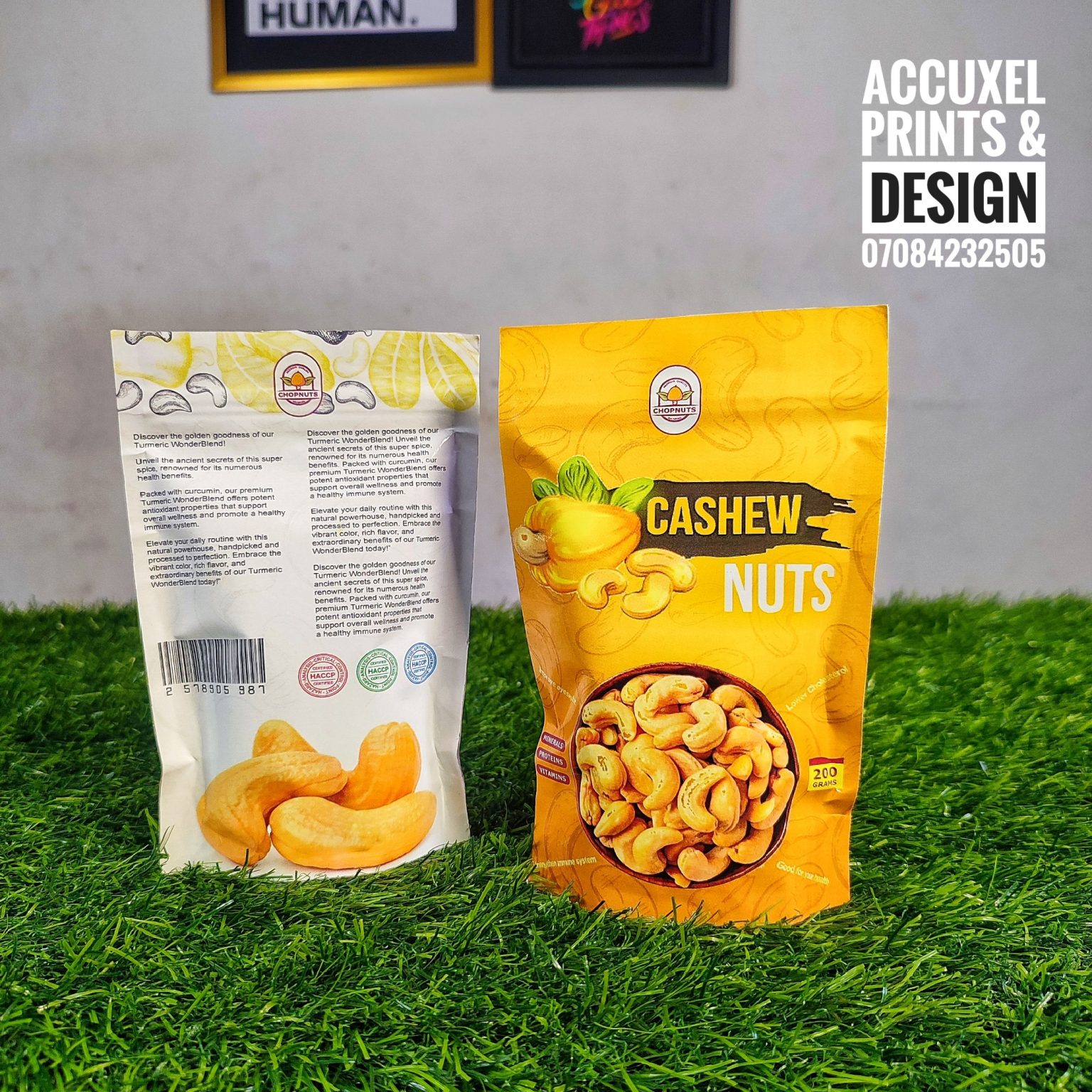 Get Custom Cashew Nuts Pouch Packaging Design And Printing (Low Minimum ...