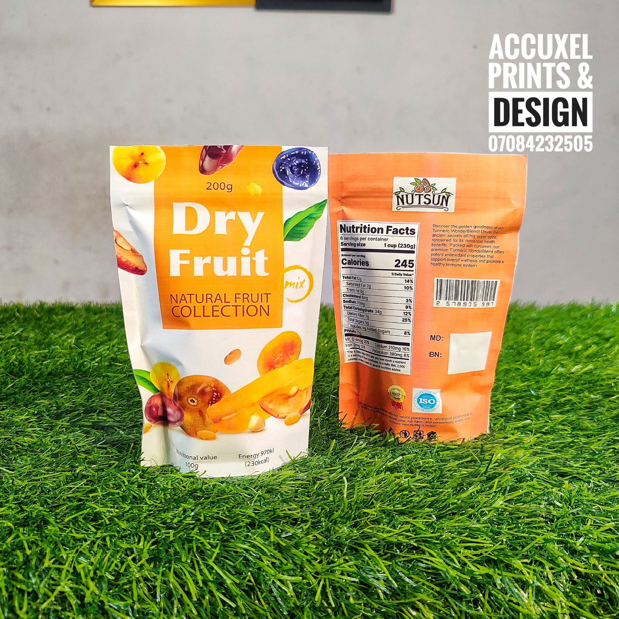 Get Custom Dry Fruits Pouch Packaging Design And Printing (Low Minimum ...