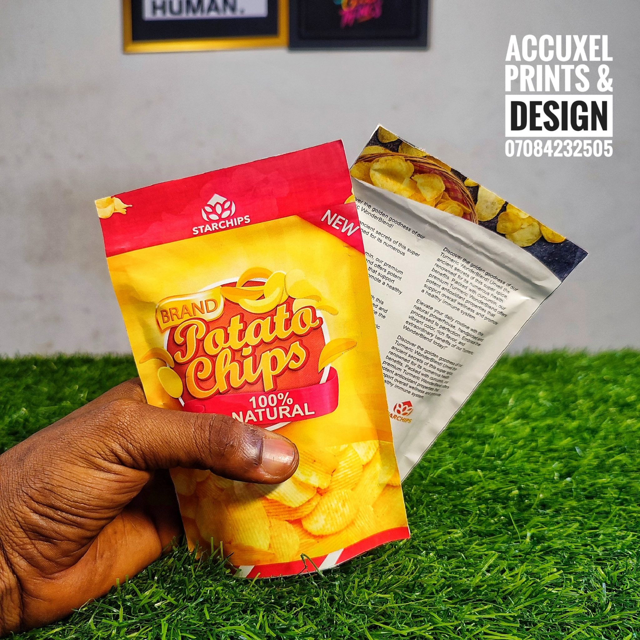 Get Custom Chips Packaging Pouch Design And Printing (Low Minimum Order ...