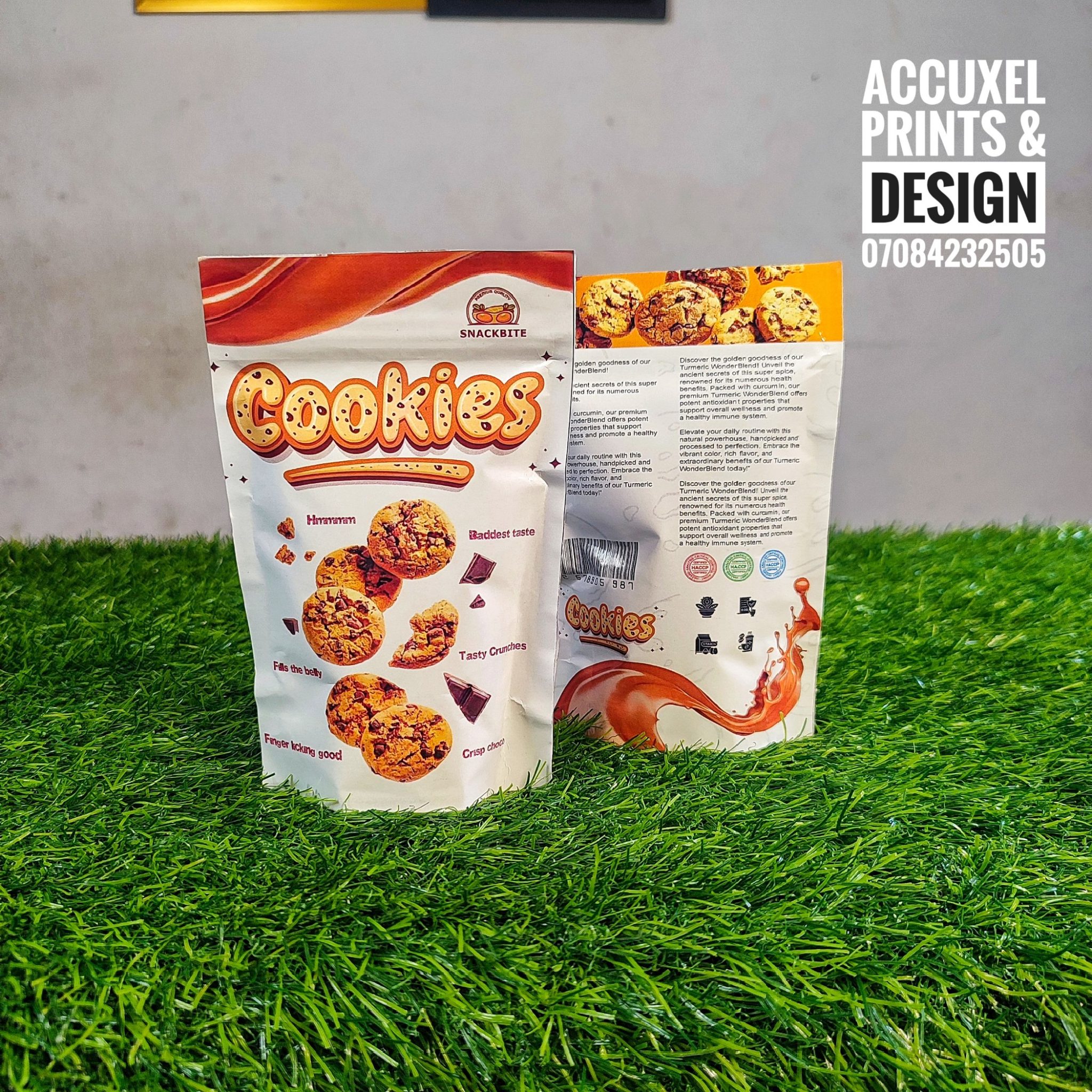 Get Custom Snacks Pouch Packaging Design And Printing (Low Minimum ...