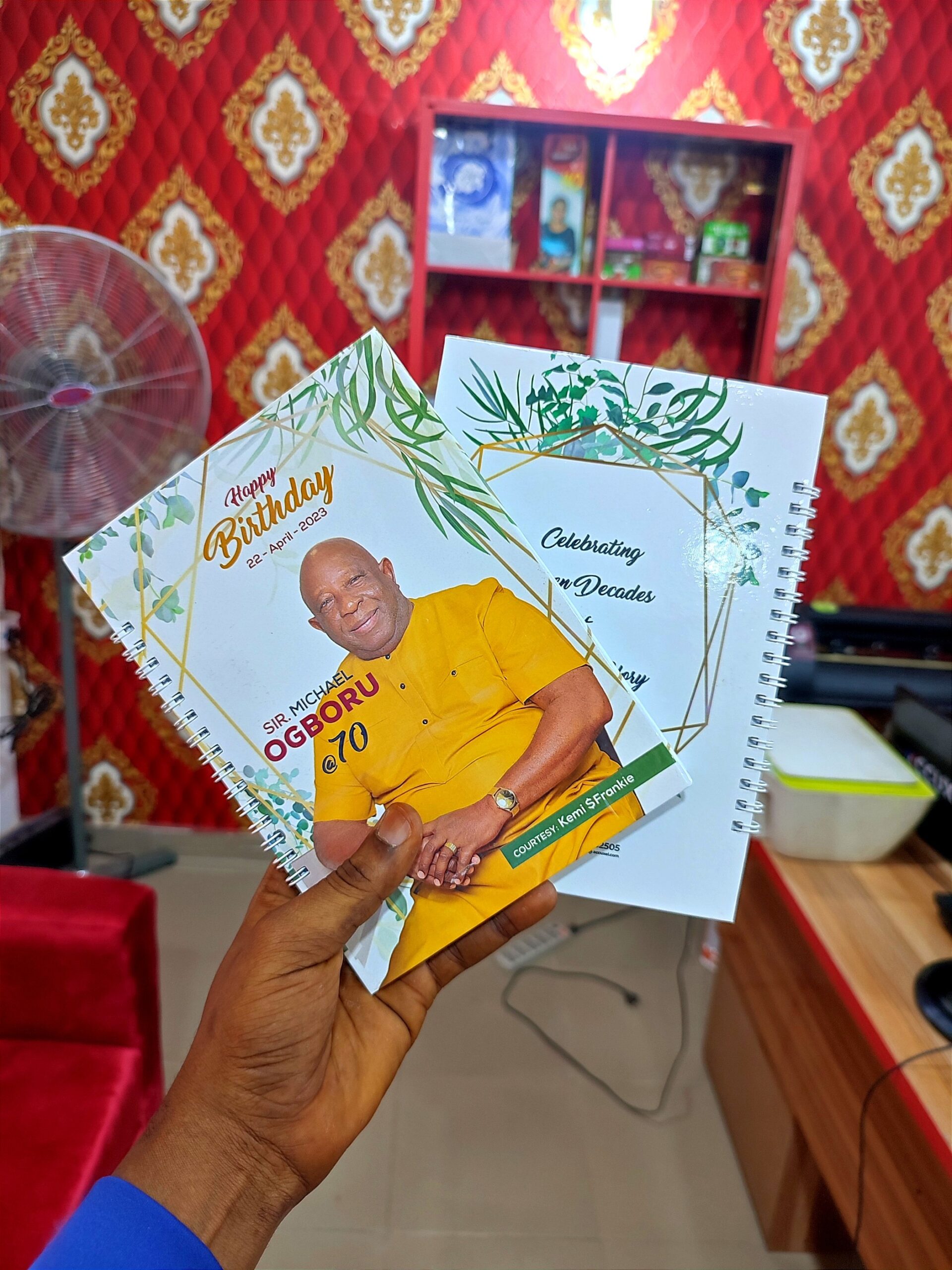 Get Custom 70th Birthday Jotter Design And Printing - Design And ...