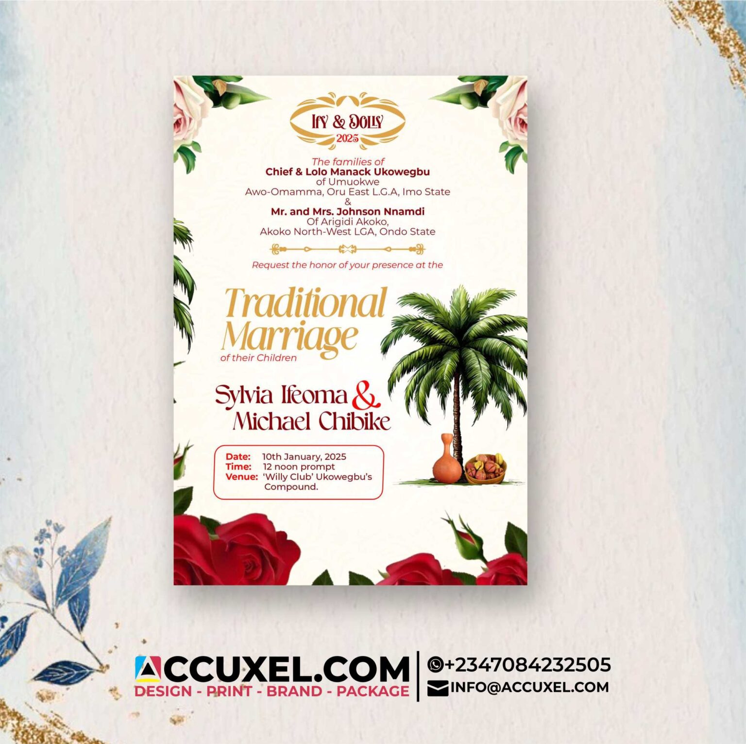 Get Igbo Traditional Wedding Invitation Cards Design And Printing ...